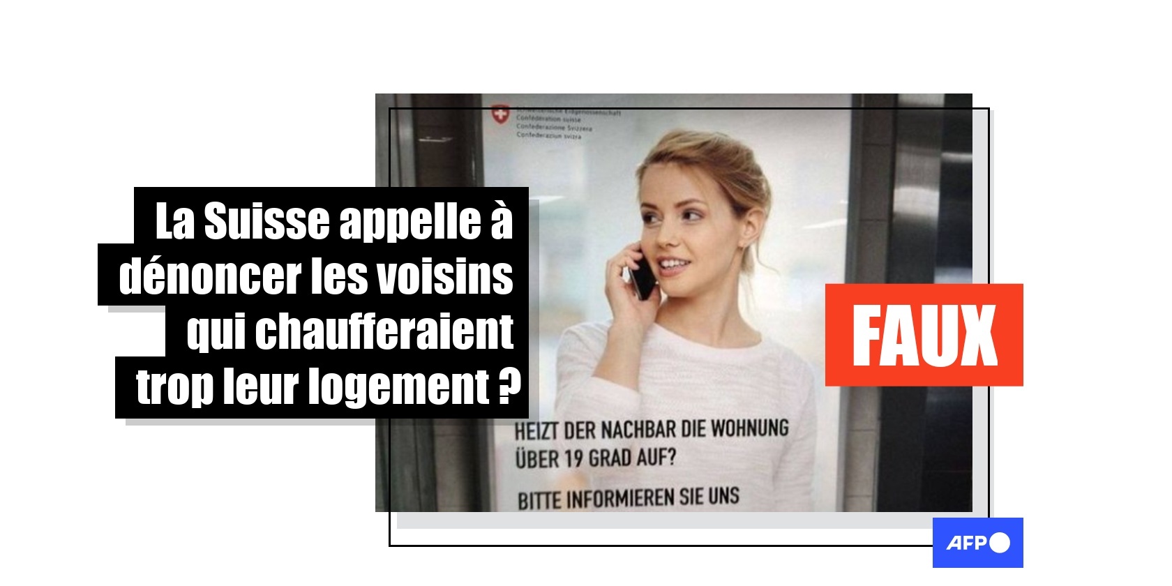 Non, la Confédération suisse n'appelle pas à "dénoncer" son voisin qui ...