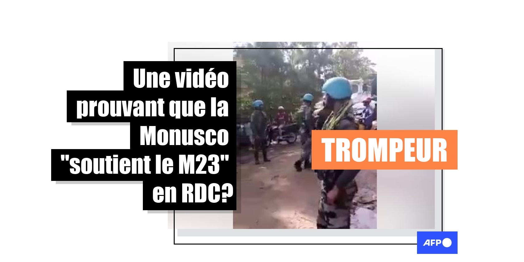 Non, cette vidéo ne montre pas la Monusco réhabilitant un pont avec le M23 en RDC | Factuel
