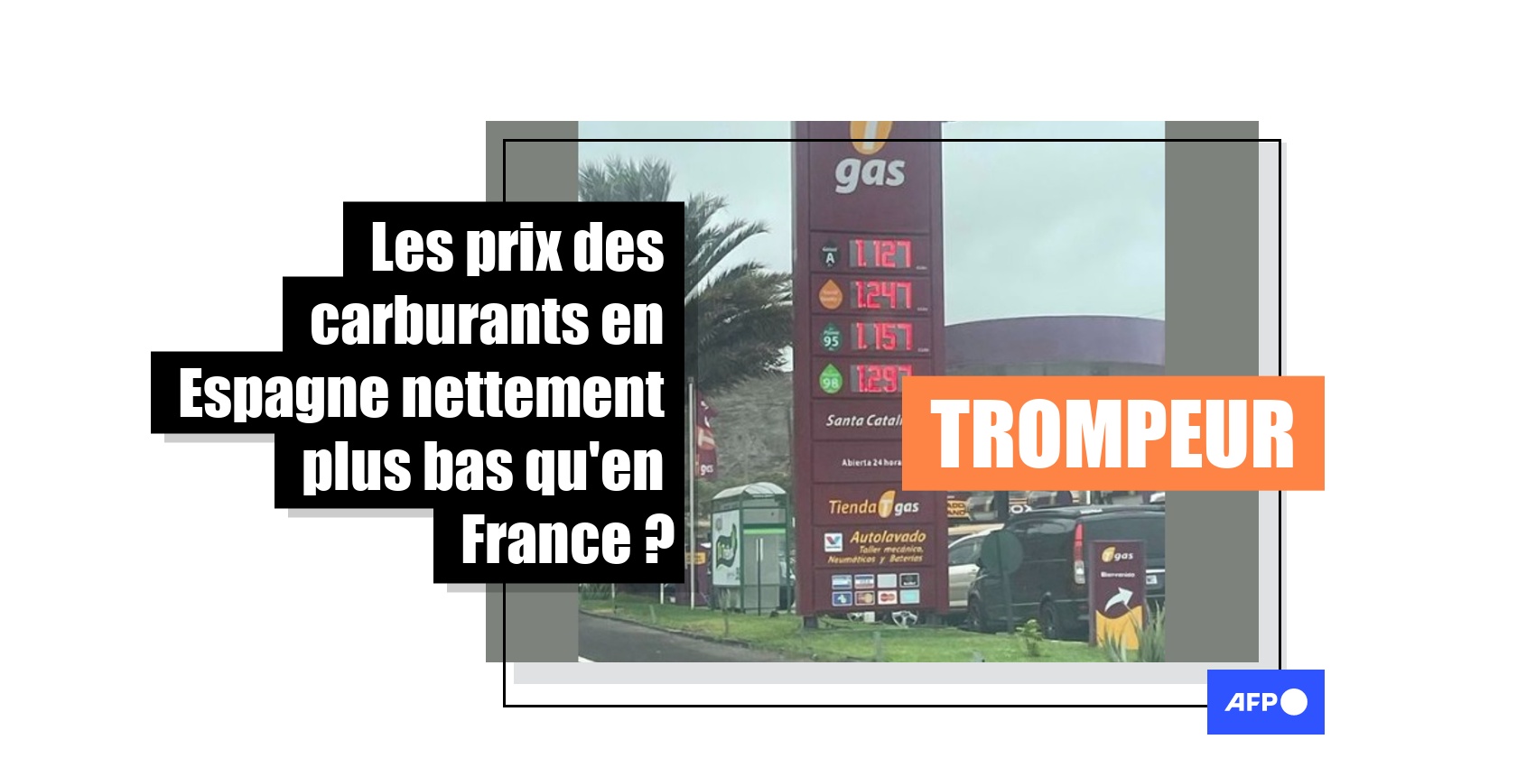 Prix des carburants en Espagne et en France : attention à ces visuels ...